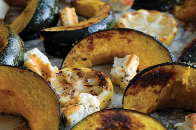 Courge poivrée et fromage à griller au miel | LE must